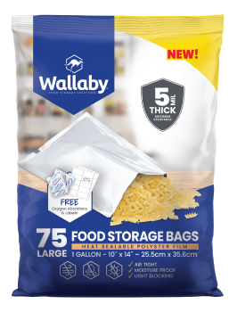 Best Mylar Bags for Long Term Food Storage – Wallaby Goods