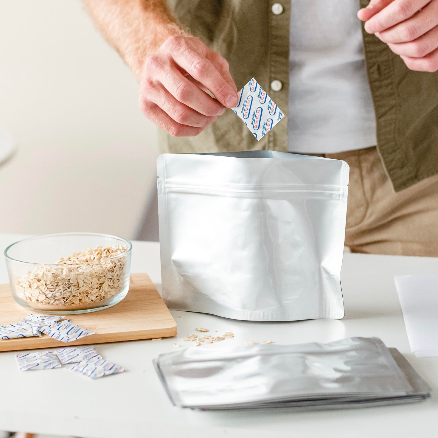 Heal Sealable Mylar Bags with Zipper Seal | MRE Zip Lock Bags for Sale ...