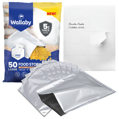 Mylar Bags & Sticker Labels – Wallaby Goods