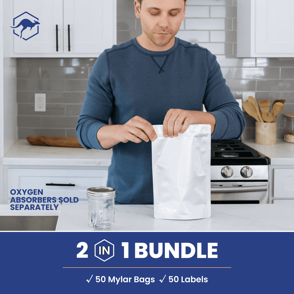 Gusset Mylar Bags & Sticker Labels – Wallaby Goods