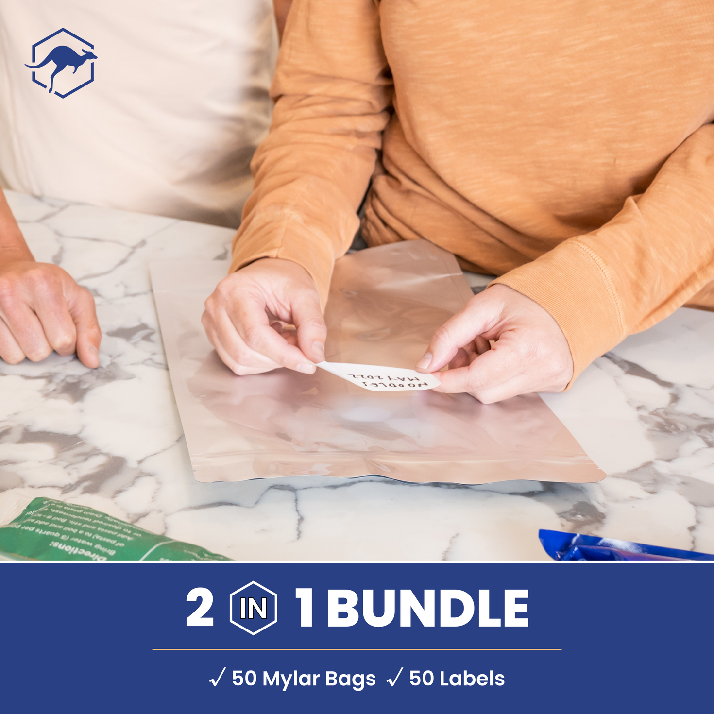 Gusset Mylar Bags & Sticker Labels – Wallaby Goods